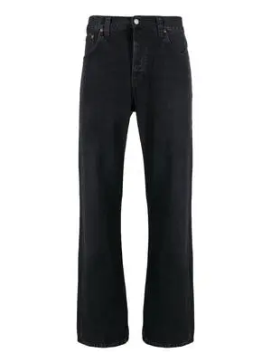 Nudie Jeans Rad Rufus Straight-leg Jeans - Black