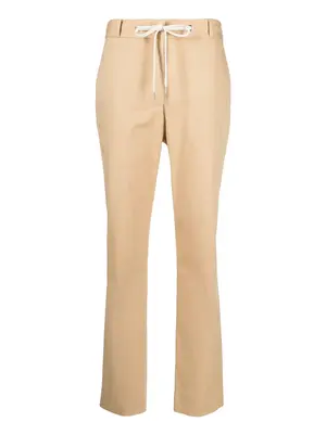 Eleventy Tapered Drawstring Trousers - Neutrals