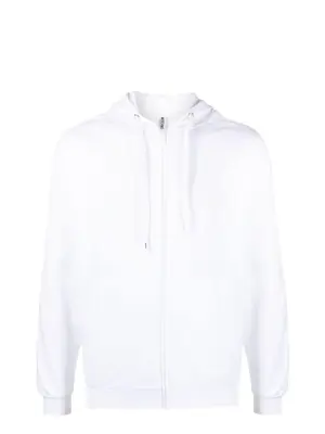 Moschino Long-sleeve Zip-up Hoodie - White