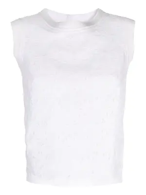 Shiatzy Chen Lace Vest - White