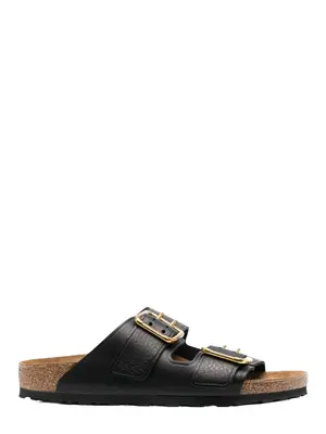 BIRKENSTOCK Birkenstock Arizona Bold Leather Sandals Black