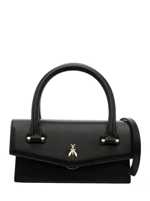 Patrizia Pepe Fly Bamby Leather Bag - Black