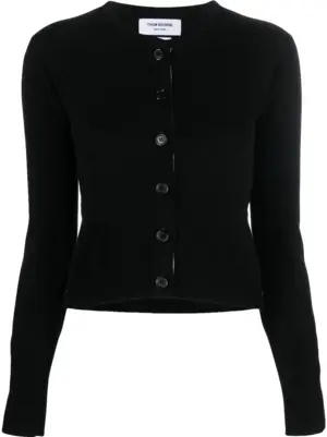 THOM BROWNE Thom Browne Cashmere Crew Neck Cardigan