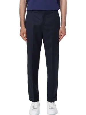 Balmain Pants In Wool Twill - Black
