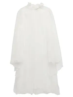 Max Mara Alma Ruffled Minidress - White