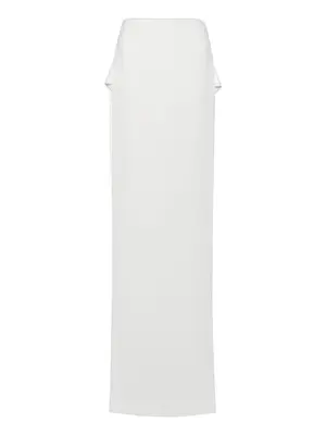 MONOT Mônot Side-slit Maxi Skirt - White