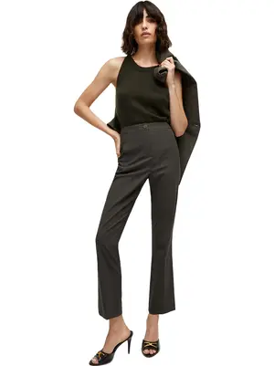 Veronica Beard Arte Kick-Flare Pant Loden