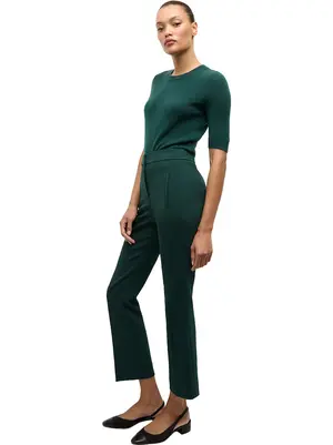 Veronica Beard Arte Kick-Flare Pant Pine