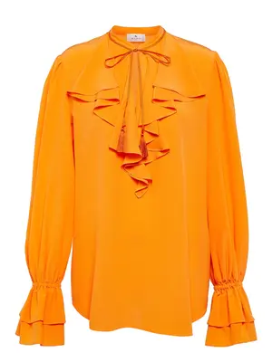 Etro Silk Blouse - Orange