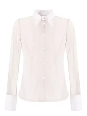 MAISON MARGIELA MM6 Maison Margiela Cotton-tulle Shirt