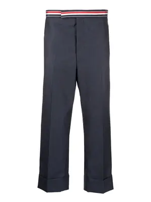 Thom Browne Cropped Trousers - Blue