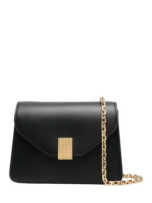 LANVIN Concerto Leather Crossbody Bag - Black