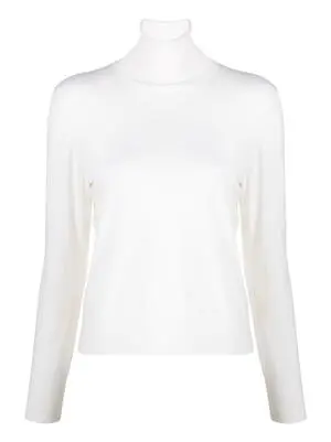 P.a.r.o.s.h Rollneck Wool-cashmere Blend Jumper - Neutrals