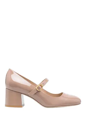 STUART WEITZMAN Mj 65mm Leather Pumps - Pink