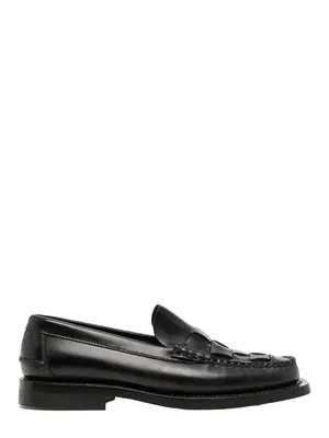 Hereu Nombela Leather Loafers - Black