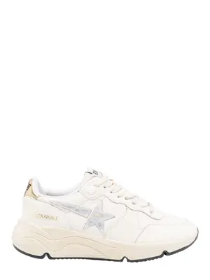 GOLDEN GOOSE Running Sole Leather Sneakers - White