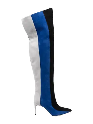 Manolo Blahnik Chicuyuhi 85mm Thigh-high Boots - Blue