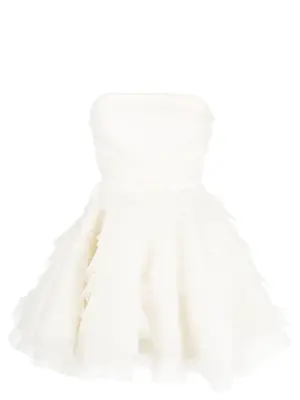 ANA RADU Organza Mini Dress - White