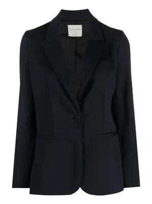 FORTE_FORTE Single-breasted Blazer - Blue