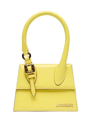 Jacquemus Le Chiquito Moyen Boucle Handbag - Yellow