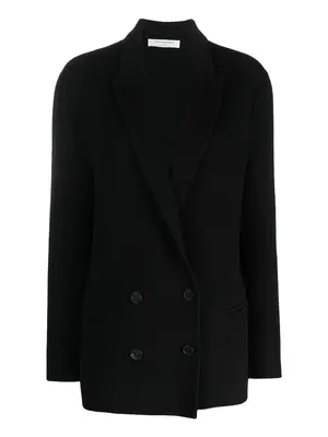 Philosophy Di Lorenzo Serafini Felted Double-breasted Blazer - Black