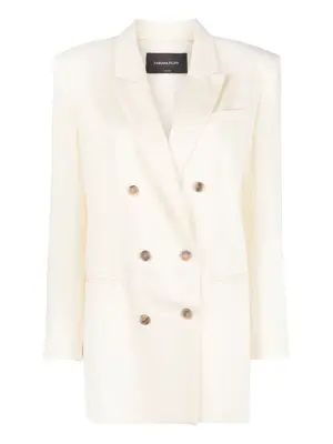 Fabiana Filippi Fabiana Filippi Double-Breasted Blazer White