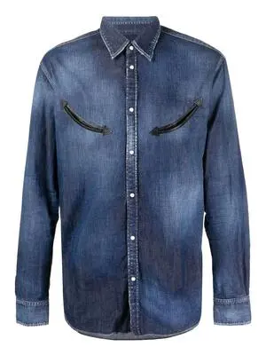 Dsquared2 Long-sleeved Denim Shirt - Blue