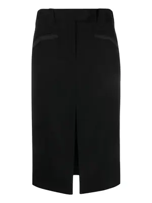 TOM FORD TOM FORD Front-Slit Midi Skirt