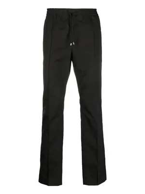 Valentino Garavani Straight-leg Drawstring Trousers - Black