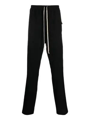 Rick Owens Straight-leg Wool Track Pants - Black