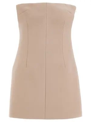 FERRAGAMO Bustier Mini Dress - Neutrals