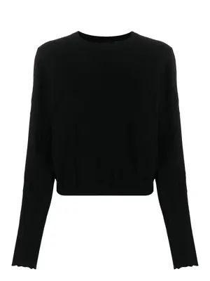 Pinko Crew-neck Cashmere Jumper - Black