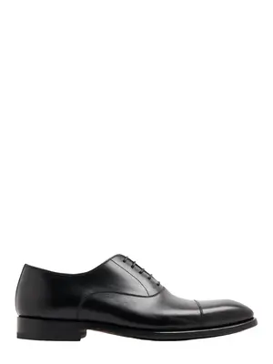 Magnanni Leather Oxford Shoes - Black