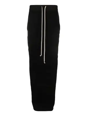 Rick Owens Pillar Maxi Skirt - Black