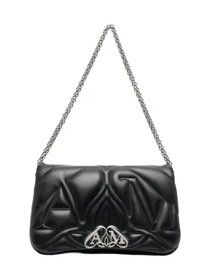Alexander McQueen The Seal Shoulder Bag - Black