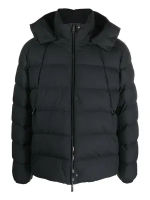 Moncler Funnel-neck Padded Down Jacket - Black