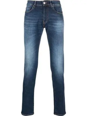 PT TORINO Low-rise Skinny Jeans - Blue