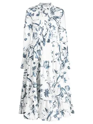 ERDEM Floral-Print Cotton Dress