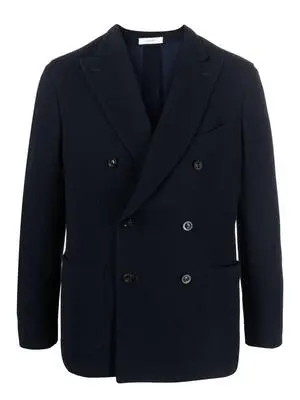 Boglioli Double-breasted Buttoned Blazer - Blue