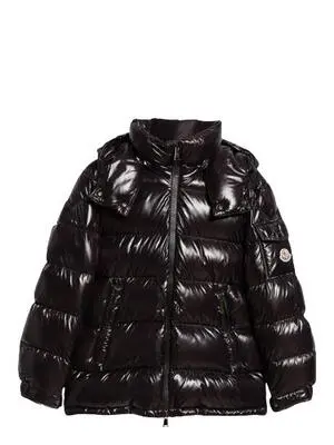 Moncler Maire Hooded Short Down Puffer Jacket - Black