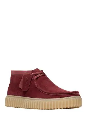 Clarks Clarks Torhill Hi Chukka Boot Wine Suede
