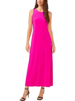 Vince Camuto Keyhole Back Midi Dress Fiercely Fuchsia