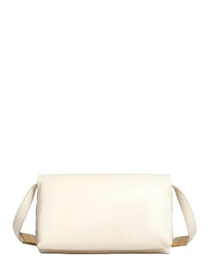 Marni Prisma Leather Shoulder Bag - Neutrals