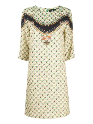 ETRO ETRO Mix-Print Shift Dress