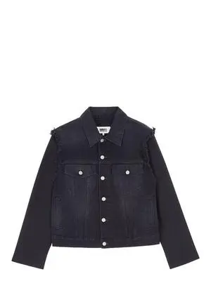 MAISON MARGIELA Distressed Denim Jacket - Black