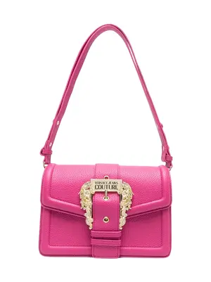 Versace Baroque-buckle Crossbody Bag - Pink