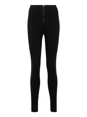 Alaïa Jersey Leggings - Black