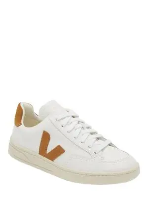 VEJA Veja V-12 Leather Sneakers Extra-white Camel