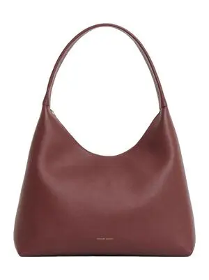 MANSUR GAVRIEL Mansur Gavriel Candy Pebbled Leather Hobo Bag Pomegranate