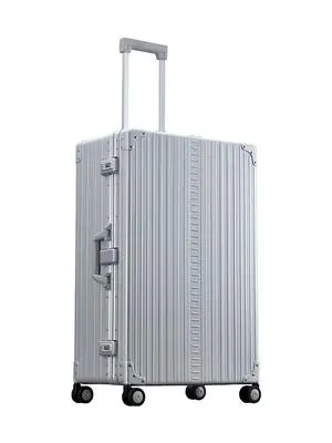 ALEON Aleon Aluminum Macro Wheeled Trunk Silver